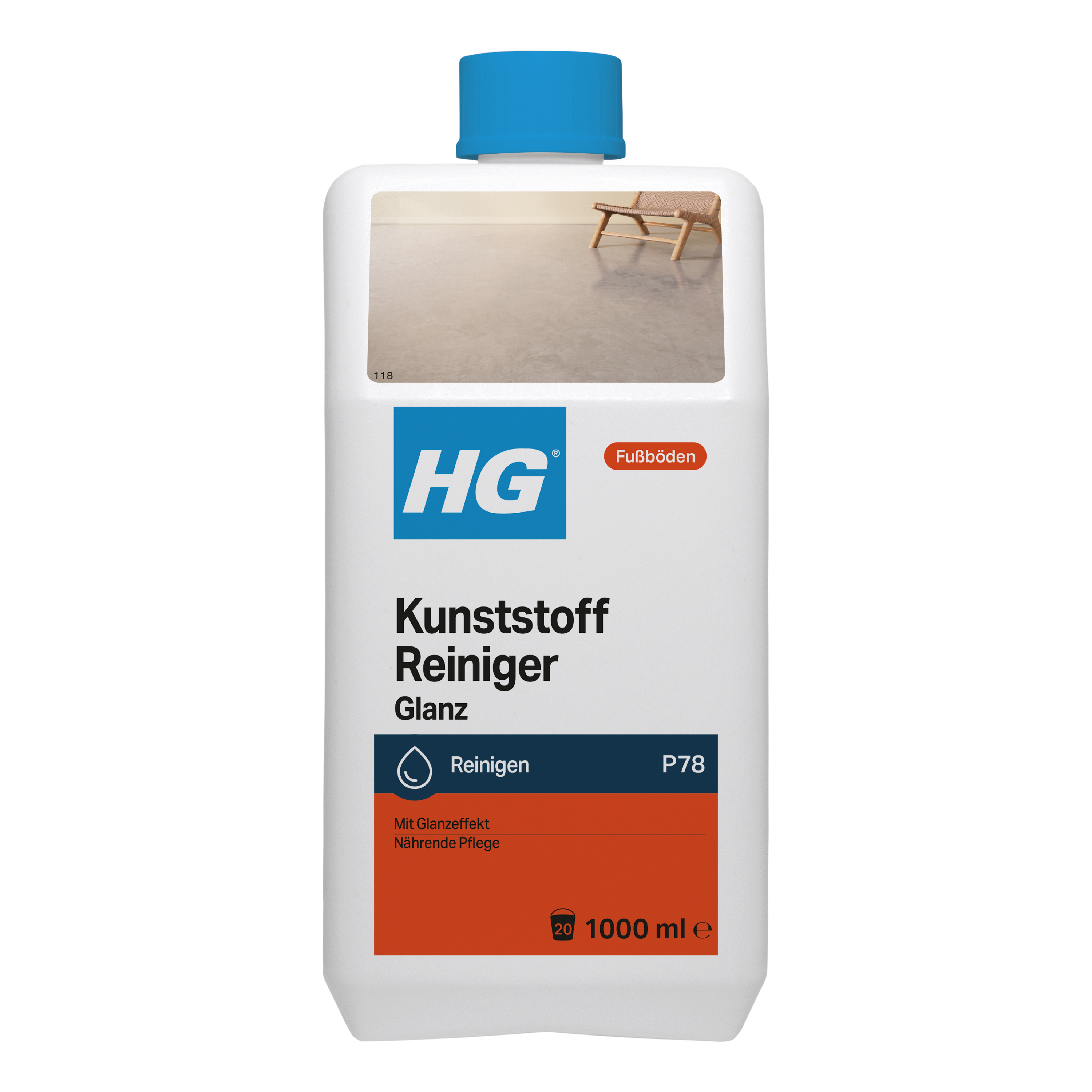 HG Kunststoff Reiniger Glanz | der Vinylboden Reiniger zum Wischen