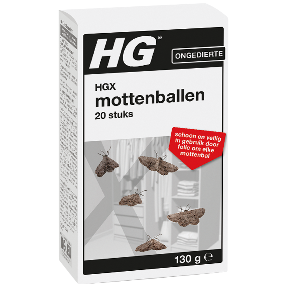 HGX mottenballen | voor de effectieve bestrijding van motten